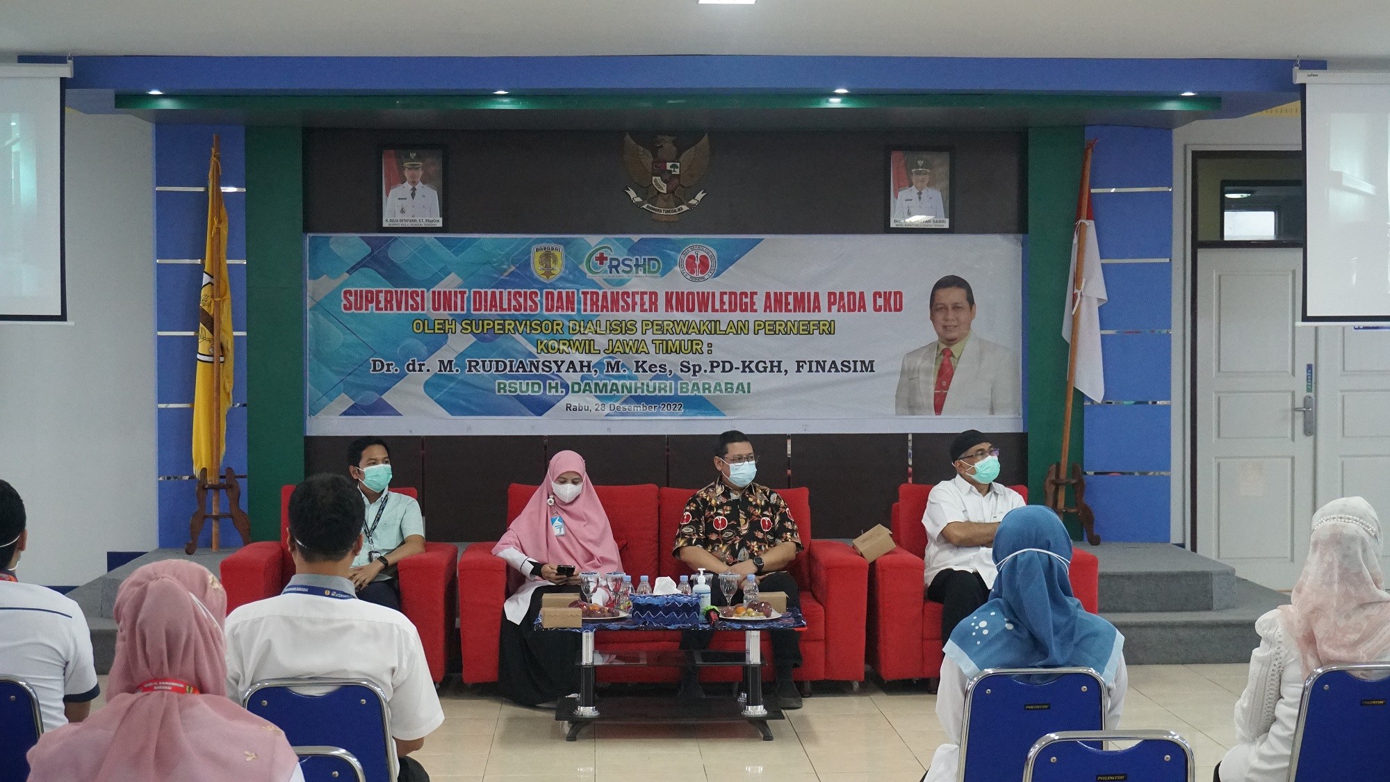 Visitasi Pernefri Jatim ke Instalasi Hemodialisis RSUD H. Damanhuri ... Visitasi Pernefri Jatim ke Instalasi Hemodialisis RSUD H. Damanhuri ...